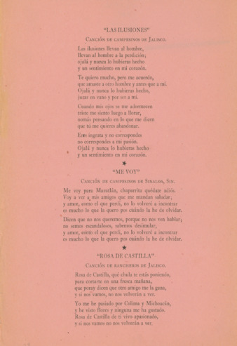 Libro | Las ilusiones: canción de campesinos de Jalisco. Me voy ...